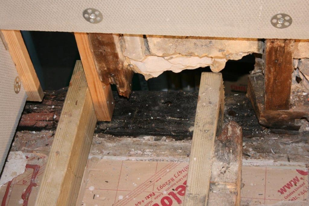 Rotten Timber Frame Repair In A Period House